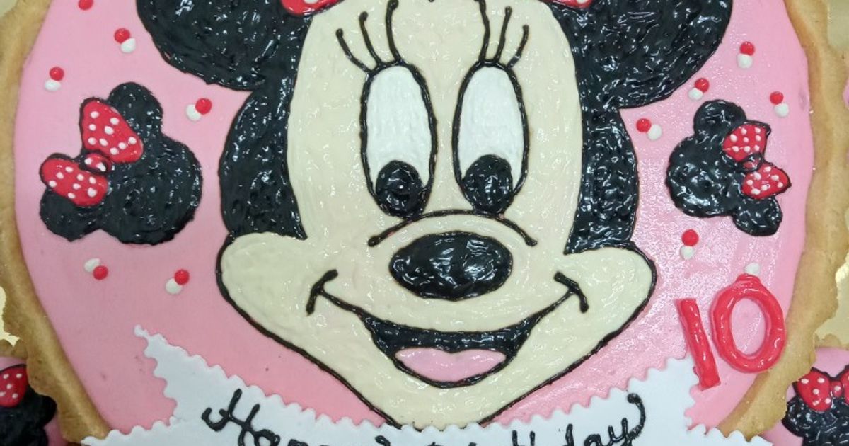 Resipi Giant Blueberry Cheese Tart Minnie Mouse oleh Nor Al Fatihah ...