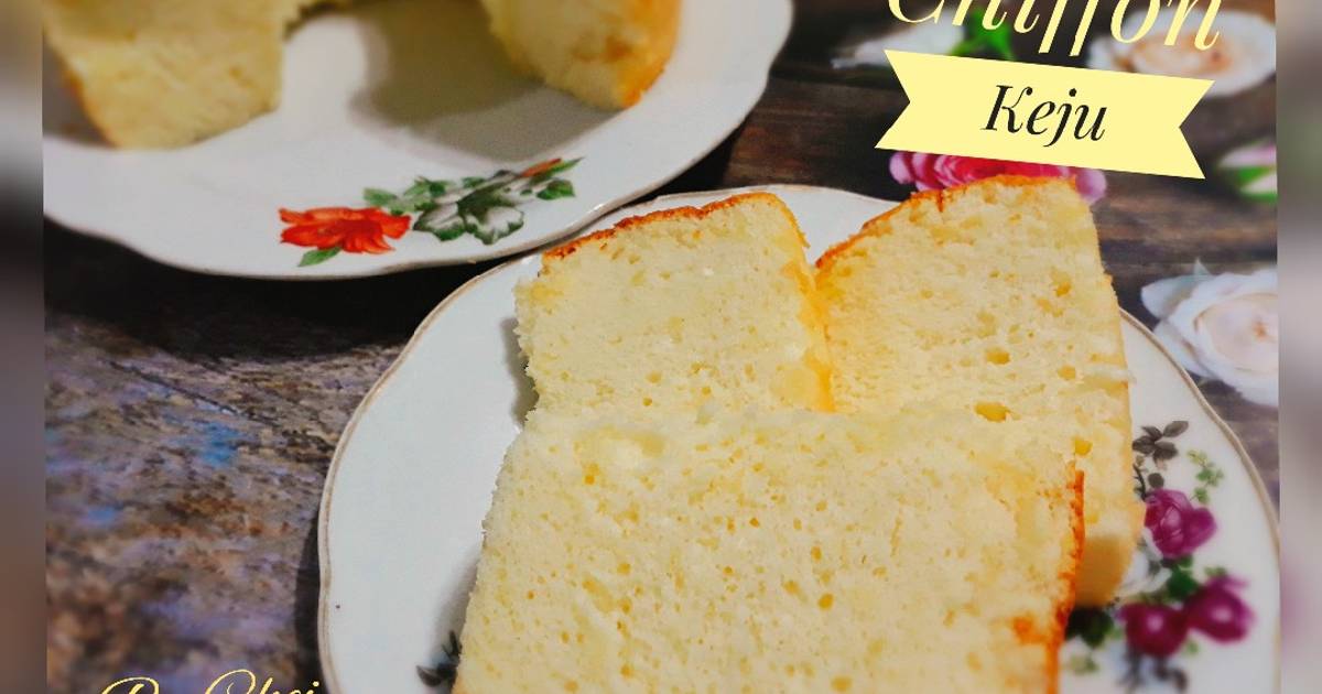 Resep Chiffon Cheese Cake oleh Andika Shelly - Cookpad