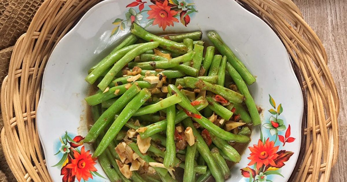 Resep tumis buncis telur asin rumahan enak dan mudah - Cookpad