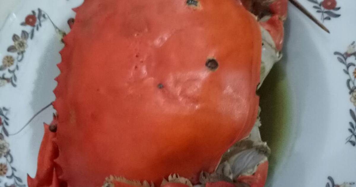 Resep Kepiting rebus bumbu jahe enak & mudah oleh Darren Lin - Cookpad