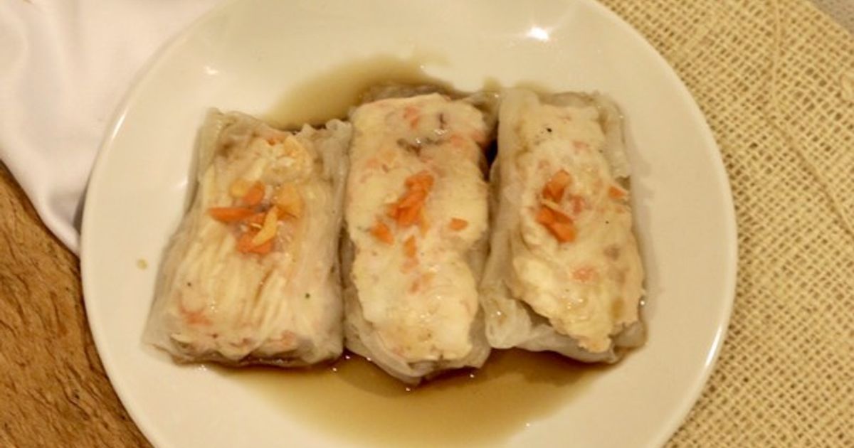 Resep Steamed Chicken Prawn Wrapped In Rice Paper oleh Jennifer Odelia ...