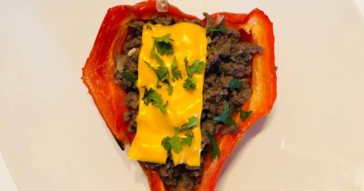 Pimentón relleno!!! Receta de Liz- Cookpad