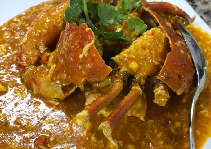 Resep Kepiting kari (chili crab) oleh Stef Jn - Cookpad