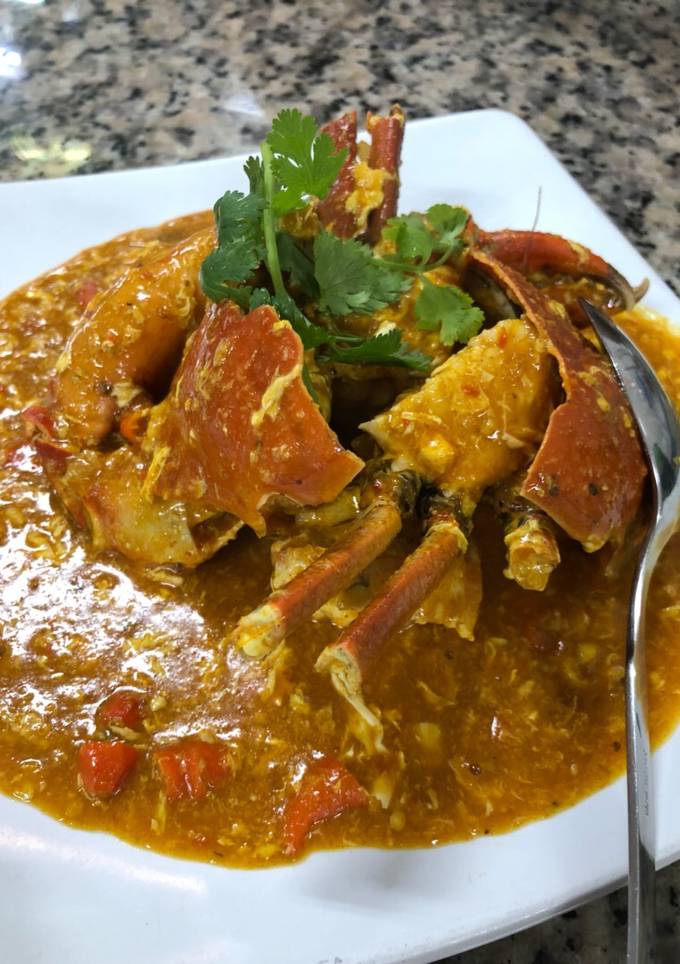 Resep Kepiting kari (chili crab) oleh Stef Jn - Cookpad