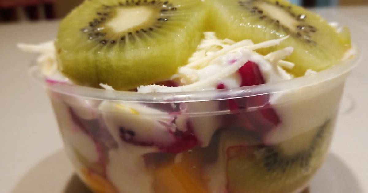 Resep Salad buah cinta oleh anesia anggun - Cookpad