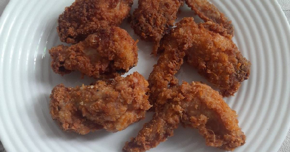 Resep Chicken wings/sayap ayam balut tepung panir oleh Dapurnya Mama ...