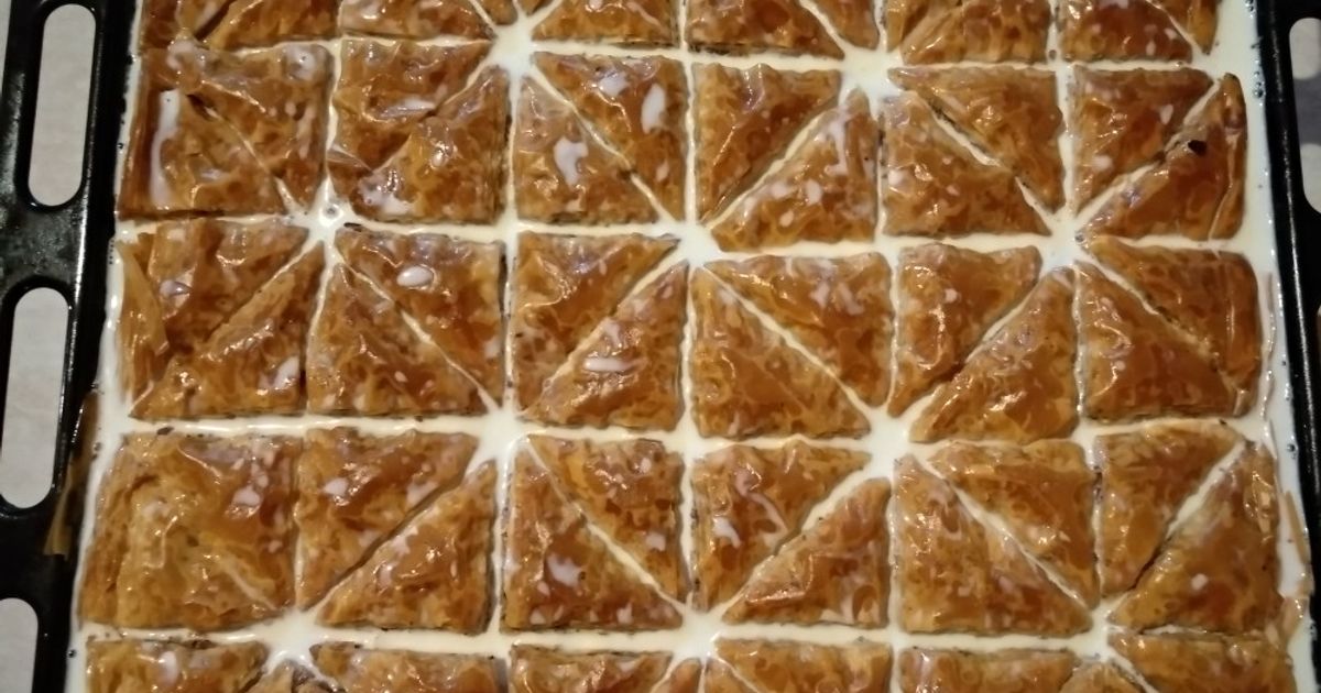 Μπακλαβάς με ζαχαρούχο γάλα Συνταγή από τον/την Anna Beni - Cookpad