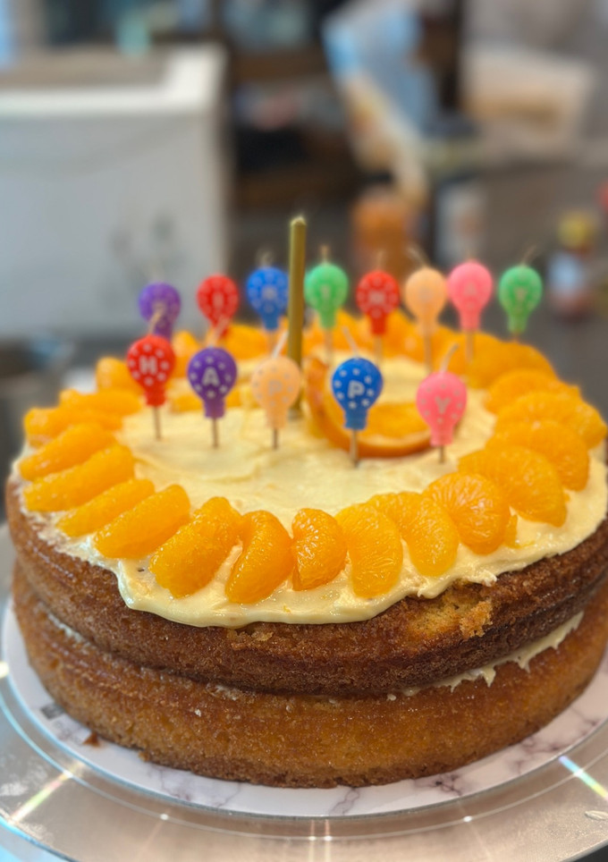 Mum's Orange Birthday Cake Yummy :P Recipe by farang31 - Cookpad