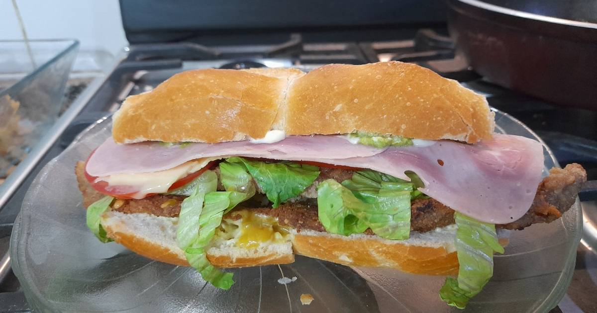 Sandwich de milanesas - 38 recetas caseras- Cookpad