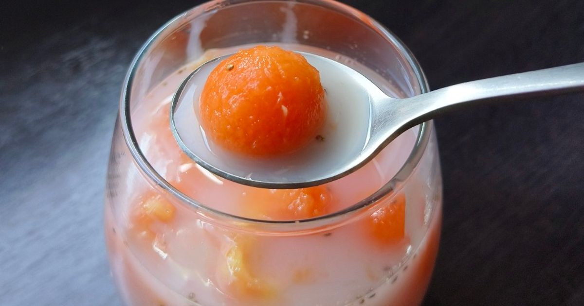 Resep Tropical Fruit Lychee Milk oleh Nurul Art - Cookpad