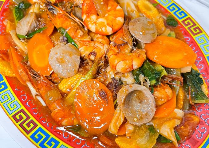 Resep 15. Capcay Goreng Udang Saus Tomat - Asem2 seger 😍 oleh Novi ...
