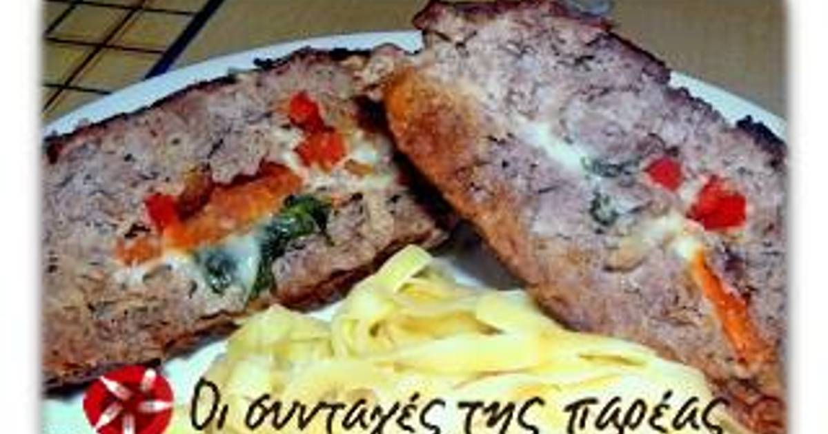 Ρολό κιμά γεμιστό Συνταγή από τον/την Maria Mas - Cookpad