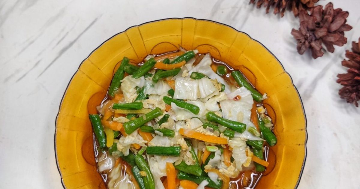 Resep Orak Arik Sayuran (Berkuah) oleh Nyanyah - Cookpad