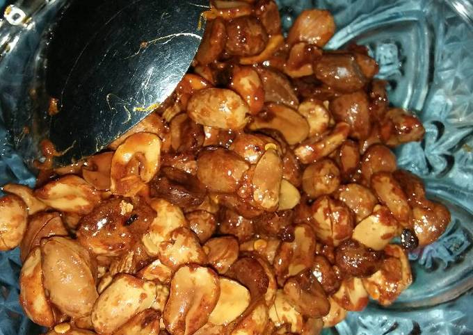 Resep Kacang pedas manis oleh mutiyah - Cookpad