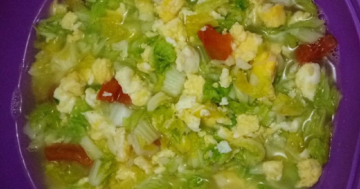 Resep Tumis Sawi Putih + Telur (Rice Cooker) oleh Claudia Serlly - Cookpad