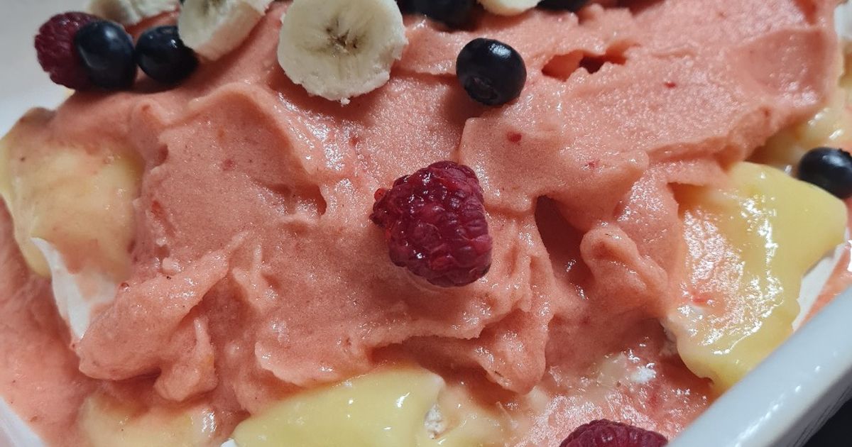 Meringue And Mango Sorbet Cake Recipe by Tronél Candiotes-Strydom - Cookpad