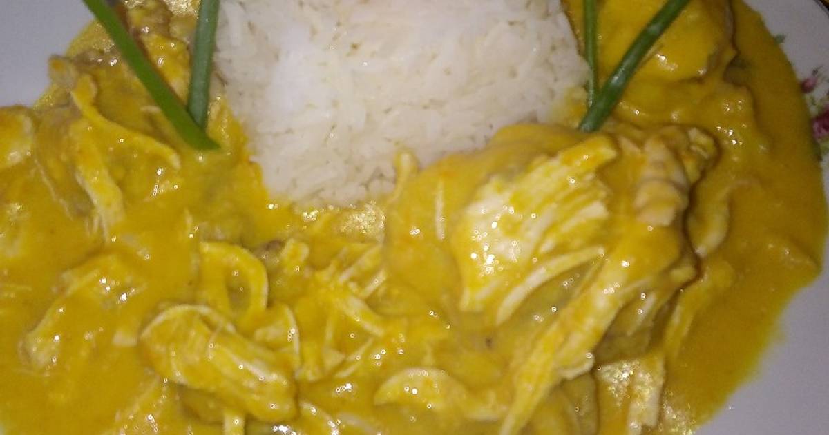 Ají de pollo Receta de Mercedes Huaman Flores- Cookpad