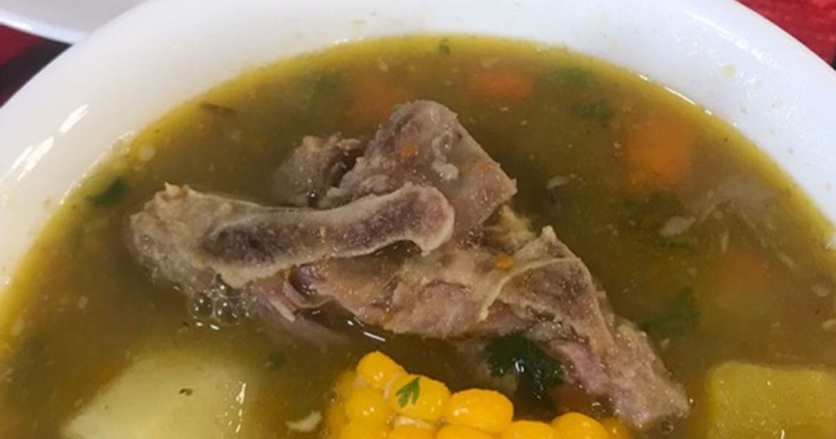 Sancocho De Espinazo De Cerdo Receta de Maria Luisa Aguilar- Cookpad
