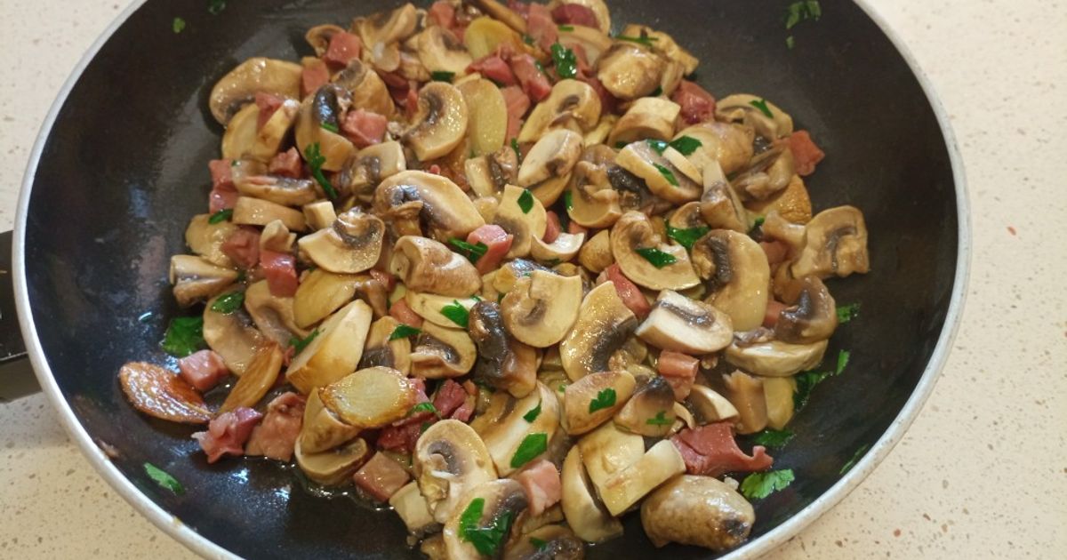 Champiñones Salteados Con Jamón Receta de MariaJoséLJ