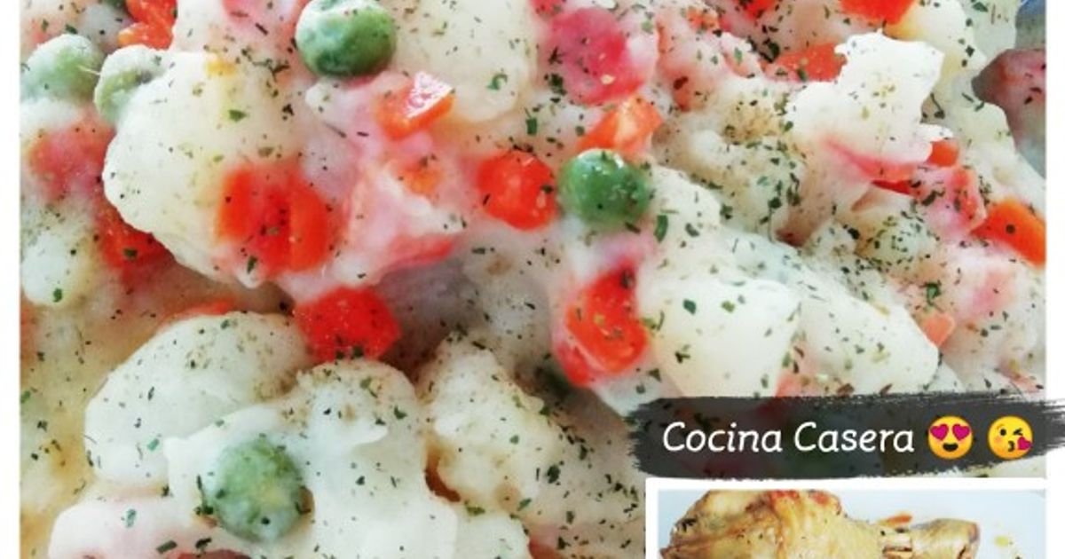 Ensalada 🥗 Fría De Papa 🥔 Y Vegetales Receta de Valentina - Cocina ...
