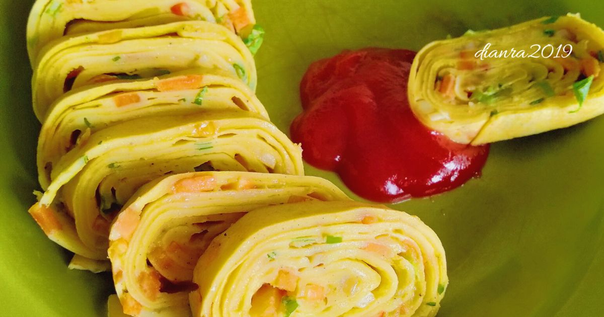 Resep Telur Dadar Gulung / Egg Roll / Tamagoyaki oleh Dapur dianra ...