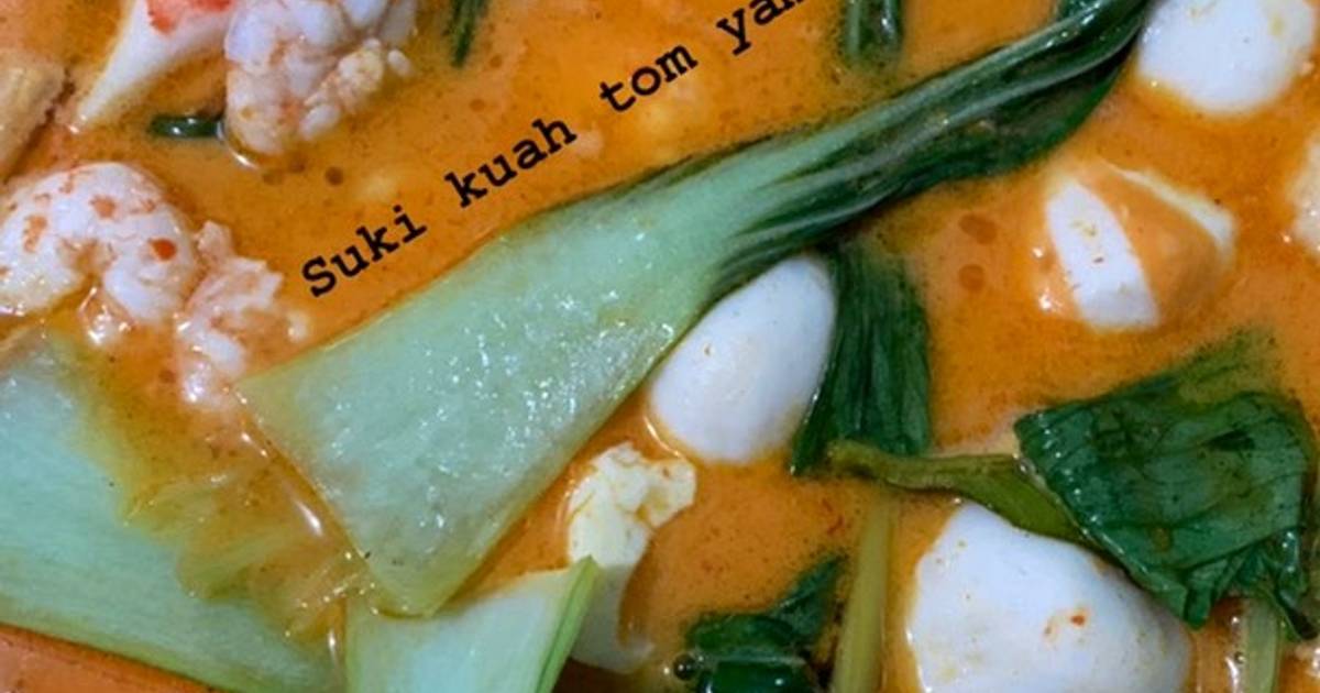 Resep Suki kuah tom yam oleh Swidia Caroline - Cookpad