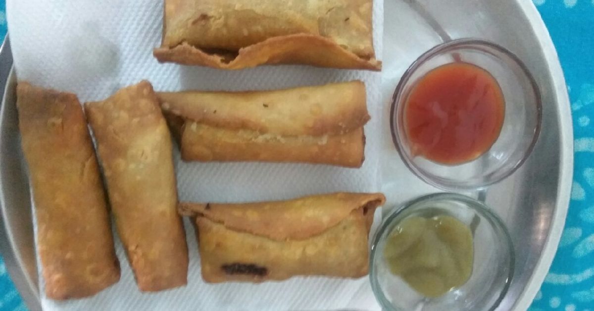 Veg Paneer Spring Roll Recipe by Nazma Qureshi - Cookpad