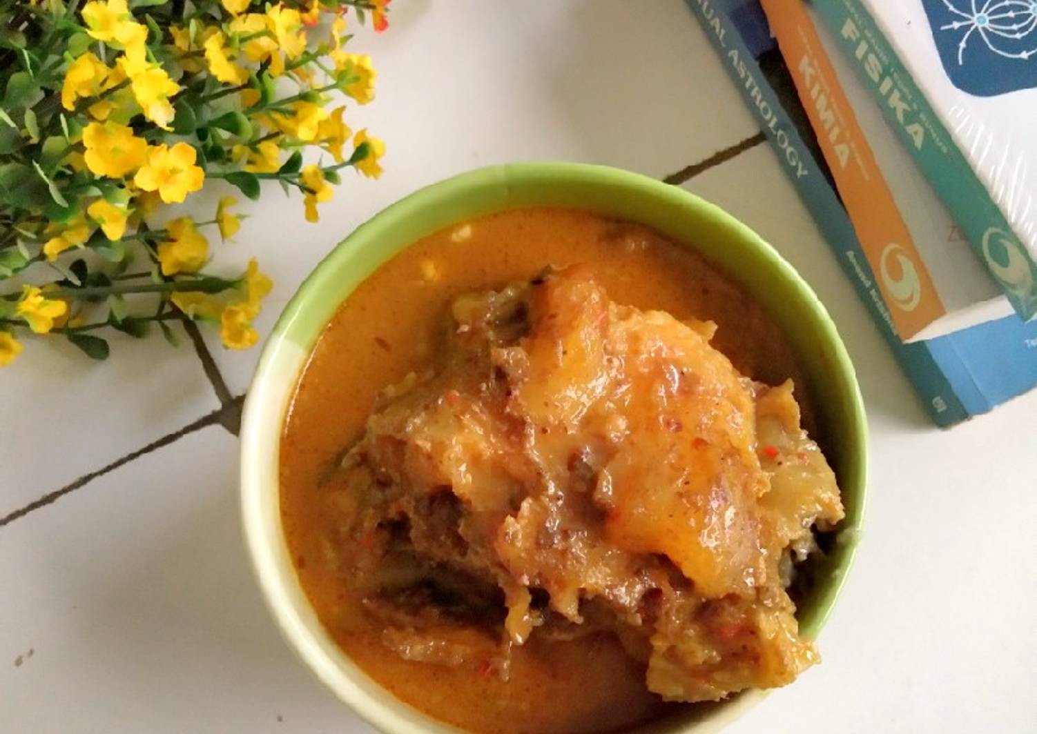 Resep Gulai tunjang khas padang oleh Mommy Gilbran - Cookpad