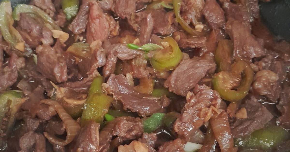 Resep Beef slice teriyaki oleh Nduk Desy - Cookpad
