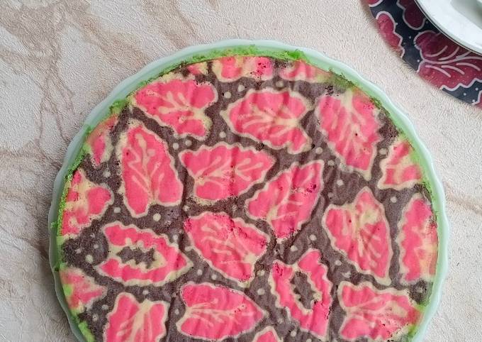 Resep Bolu Batik Pandan oleh Glian Tika - Cookpad