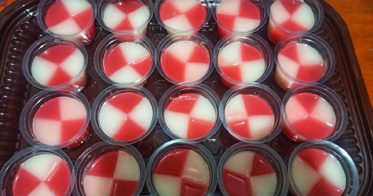 Resep Puding Merah Putih oleh Merryl Lilian - Cookpad