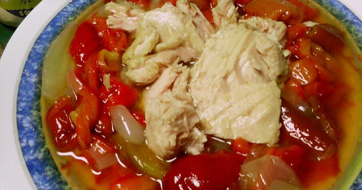 Ensalada De Pimientos Asados Con Bonito Del Norte Receta de Mayte ...