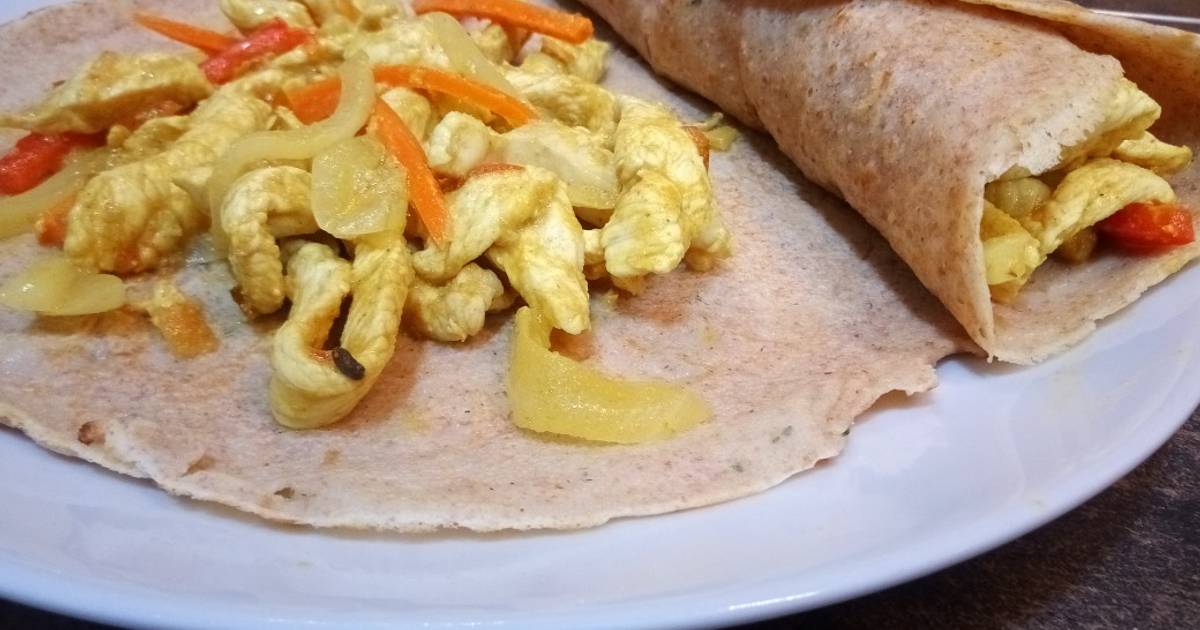 Crepes de pollo - 50 recetas caseras - Cookpad