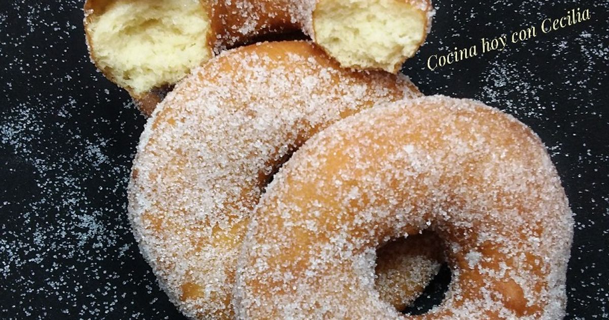 Donuts Azucarados Receta de Cecilia Lascaux "Cocina Hoy Con Cecilia ...