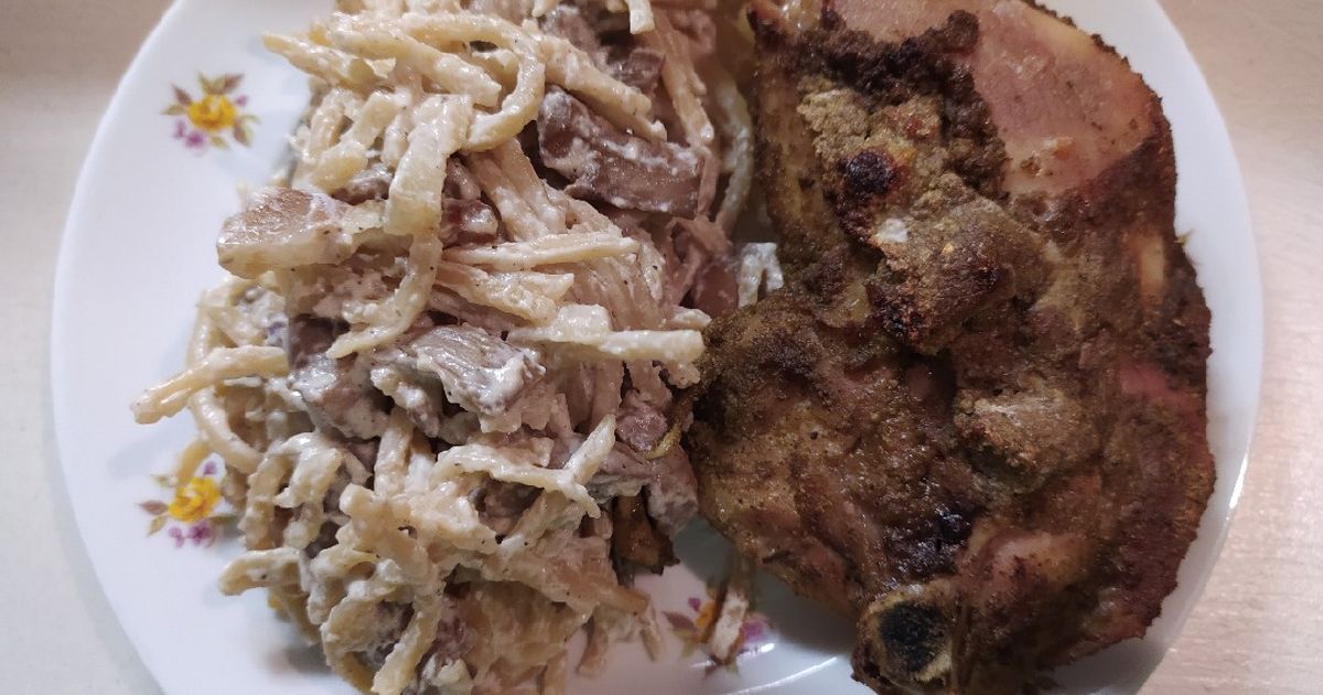 Sült Csirkecomb Füstölt Gombás Tésztával | Tóthné Glázer Virág receptje ...