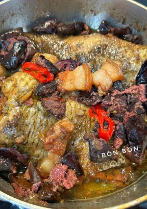 Braised Snakehead Fish With Black Olives Recipe by Bòn Bon