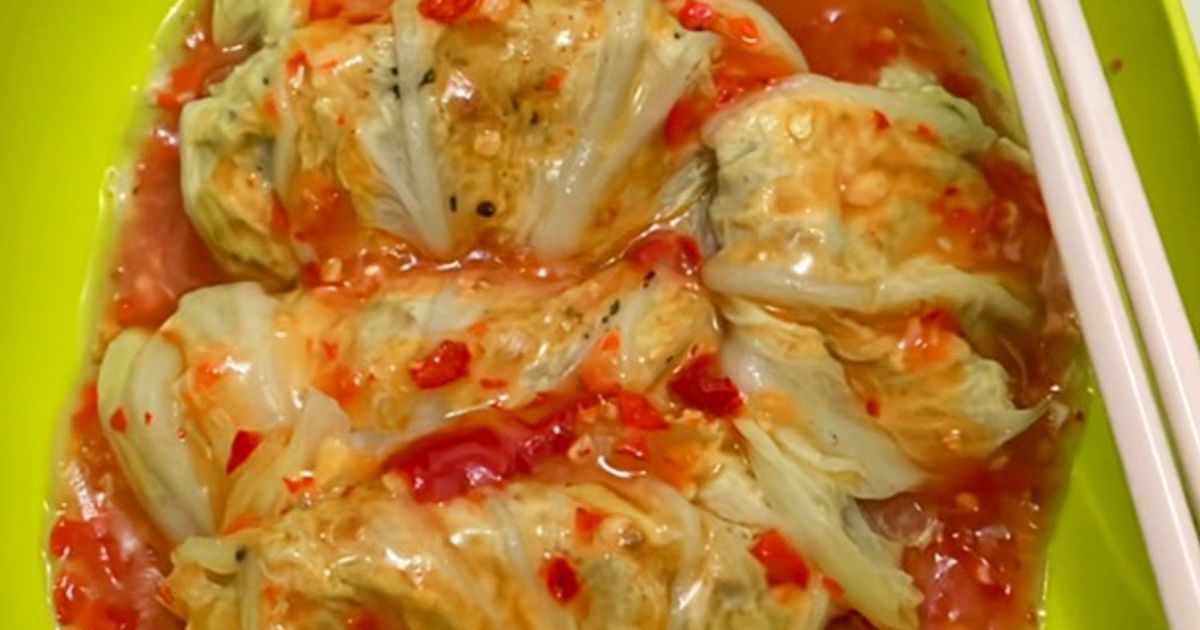 Resep Sawi Putih Isi Daging oleh Neng Zhean - Cookpad