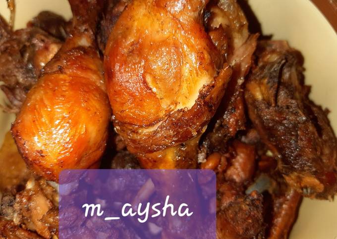Simple fried chicken Recipe by m_aysha - Cookpad