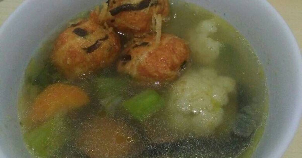 Resep Sop bola bola rambutan oleh Novi RD - Cookpad