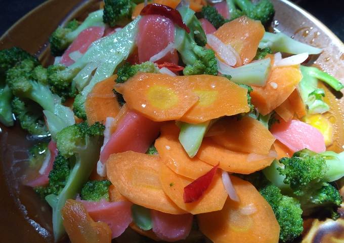 Resep Brokoli wortel tumis oleh Sri Wahyuni - Cookpad