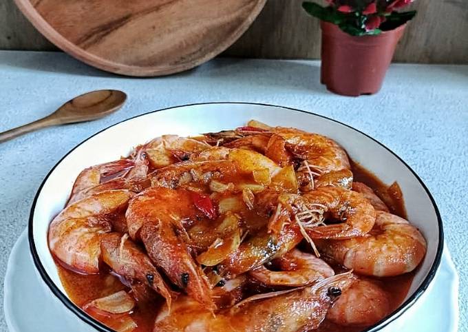 Resep Udang Saos Padang oleh Rara Baabud - Cookpad
