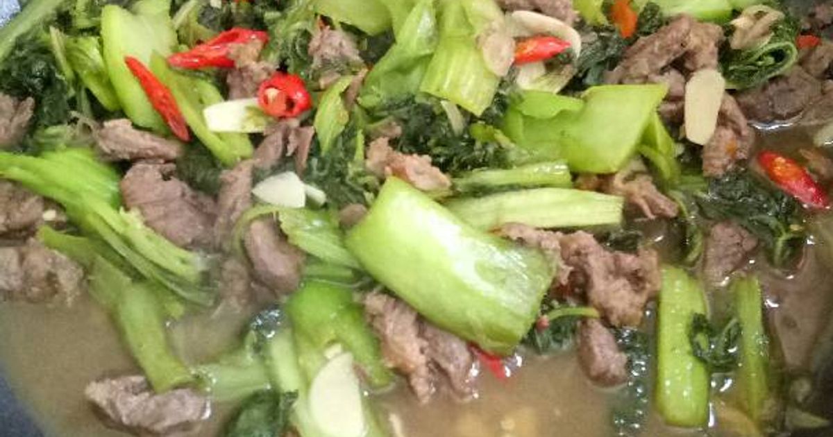 30 resep sawi pahit dengan daging enak dan mudah - Cookpad