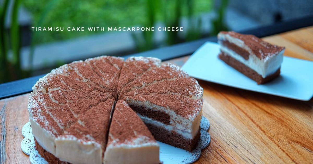 Resep Tiramisu cake with mascarpone cheese oleh tikabayu - Cookpad