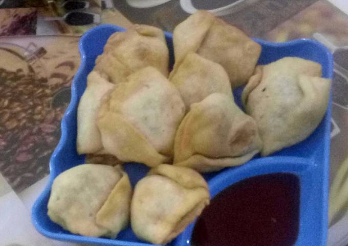 Instant mini samosa Recipe by Anupriya Piyush Srivastava - Cookpad