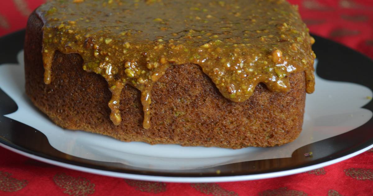 Part Wholewheat Pista Cake Recipe by Femina Sherif - Cookpad