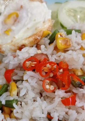Resep Nasi Goreng Putih Sat Set oleh maria dian andriana - Cookpad