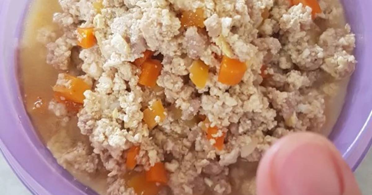Resep MPASI 1+ Daging Tahu Telur Tumis oleh Cut Habibah Bwz - Cookpad