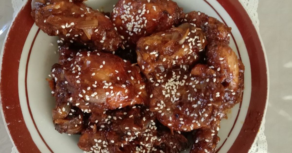 Resep Ayam Saus Bbq Ala Korea oleh Briana's Recipes By Mira Alkhansa ...