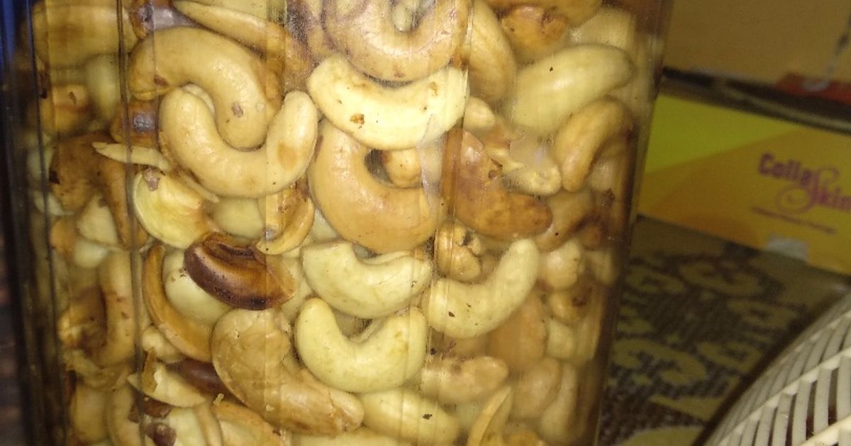 Resep Kacang Mete Panggang Rasa Bawang Gurih oleh Ummu Uwais - Cookpad