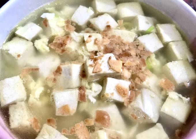 Resep Sup tahu telur (simple) oleh Gina - Cookpad